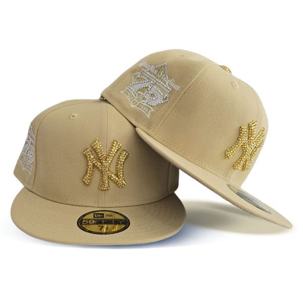 Swarovski Crystal Vegas Gold New York Yankees 75th Anniversary Side Pa ...