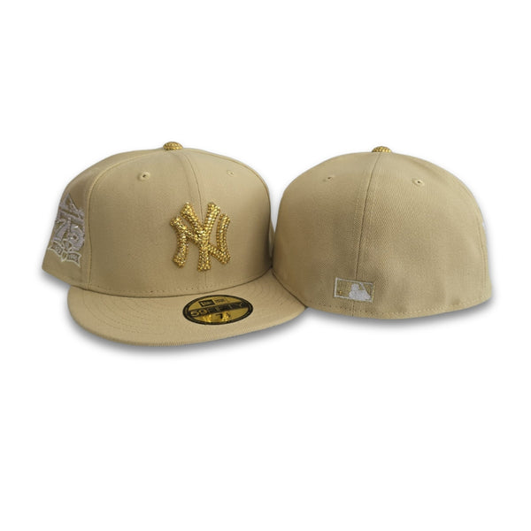 Swarovski Crystal Vegas Gold New York Yankees 75th Anniversary Side Pa ...