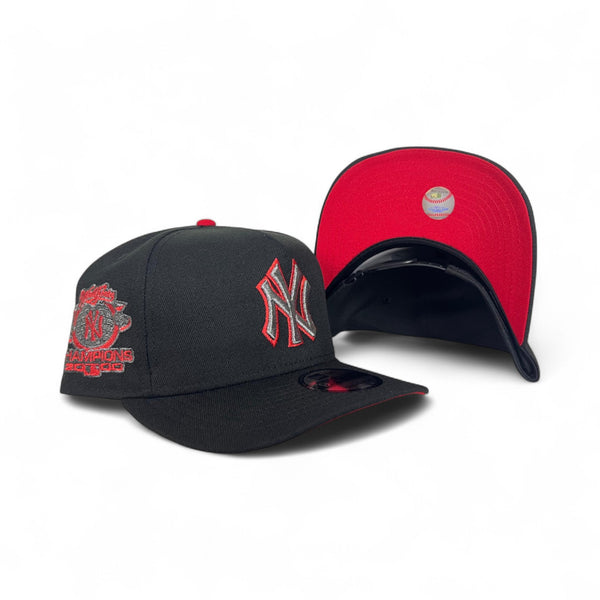 Black New York Yankees Curved Brim Red Bottom 2000 World Series Champi ...