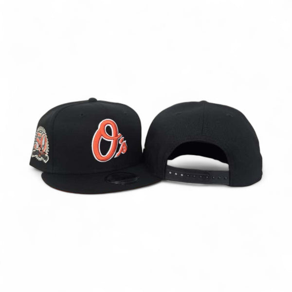 Black Baltimore Orioles Orange Bottom 50th Anniversary Side Patch New ...