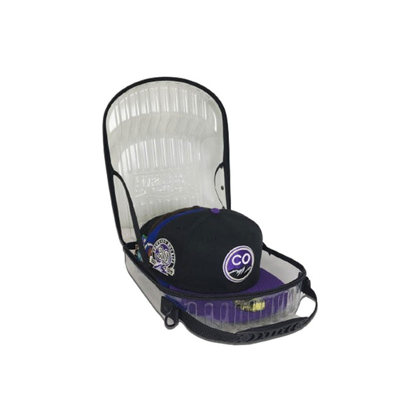 Clear Exclusive Fitted Logo 6 Pack Cap Carrier – Exclusive Fitted Inc.