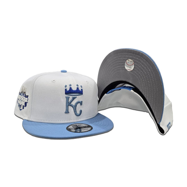 White Kansas City Royals Sky Blue Visor Gray Bottom 2012 All Star Game ...