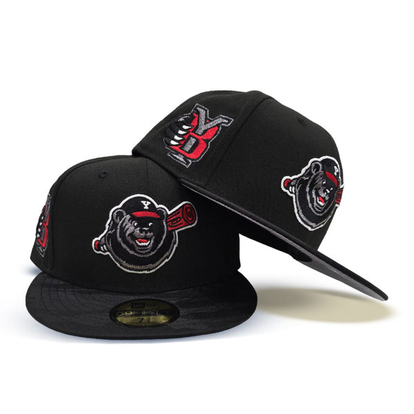 Black Yakima Bears Black Camo Visor Gray Bottom YB Bears Side Patch Ne ...
