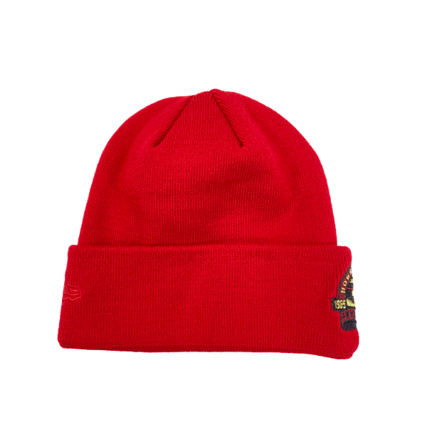 Red Houston Astros 45th Anniversary Side Patch New Era Knit Beanies ...