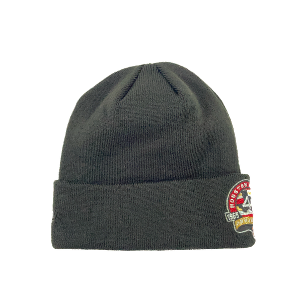 Black Houston Astros 45th Anniversary Side Patch New Era Knit Beanies ...