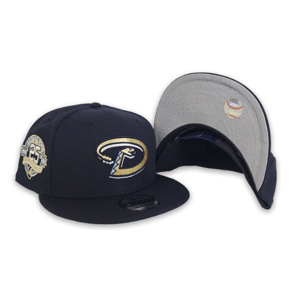 Navy Blue Arizona Diamondbacks 25th Anniversary New Era Snapback ...