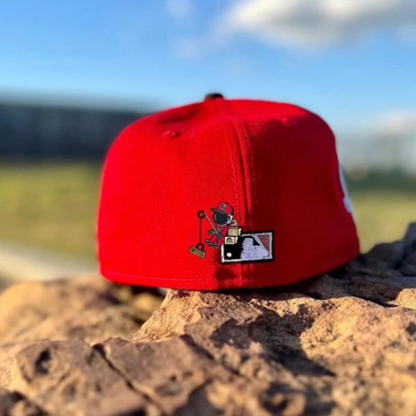 Red Houston Astros Black Visor Gray Bottom 45th Anniversary Side Patch ...