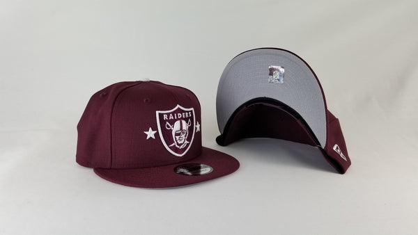 Exclusive New Era Maroon Oakland Raiders 9Fifty... – Exclusive Fitted Inc.