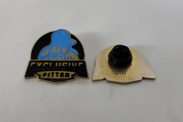 EXCLUSIVE FITTED ICY BLUE METAL PIN – Exclusive Fitted Inc.