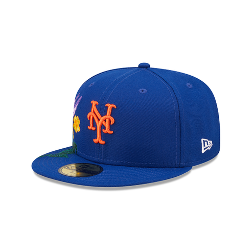 Royal Blue New York Mets Blooming Gray Bottom New Era 59Fifty Fitted ...