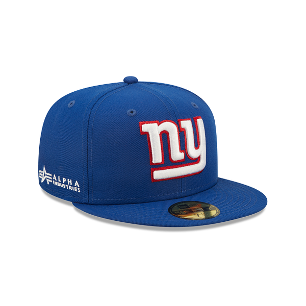 Royal Blue Alpha Industries X New York Giants Red Bottom New Era 59Fif ...