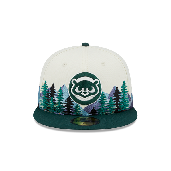 Off White Chicago Cubs Outdoor Patch Dark Green Visor Toast Bottom 59F ...