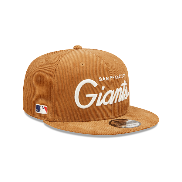 Tan San Francisco Giants Corduroy Script Green Bottom New Era 9Fifty S ...