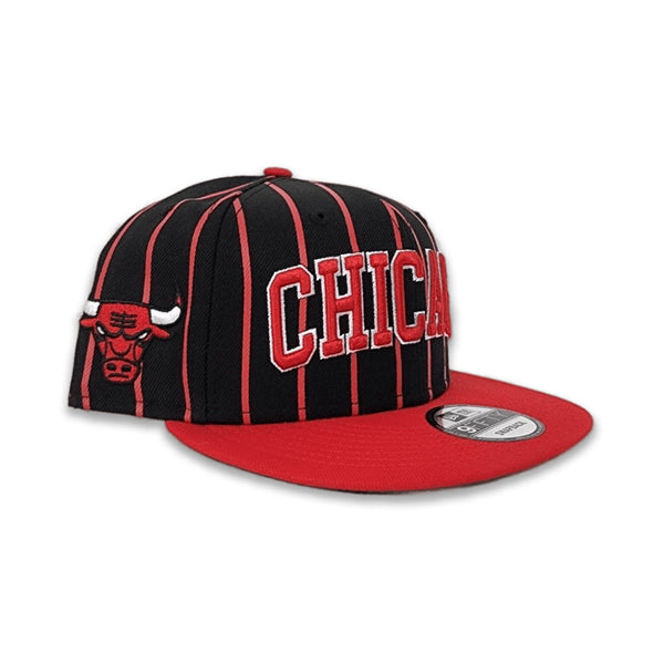 Black Chicago Bulls Pinstripe Green Bottom New Era 9Fifty Snapback ...