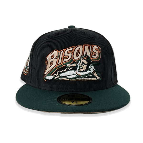 Black Corduroy Buffalo Bisons Forest Green Visor Tan Bottom Buffalo Bi ...