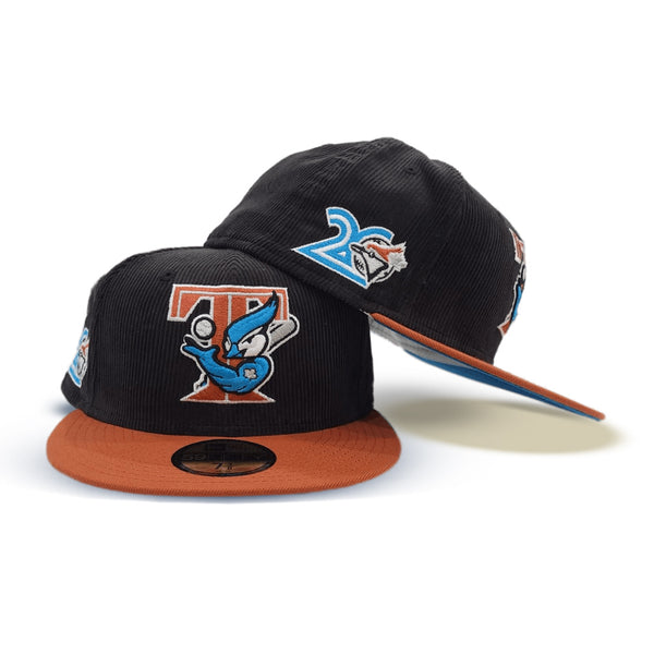 Black Corduroy Toronto Blue Jays Rust Visor Cardinal Blue Bottom 20th ...