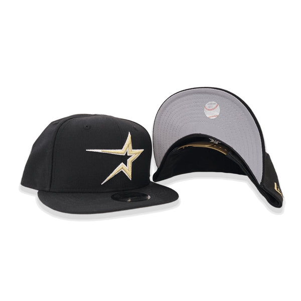 Black Houston Astros Gray Bottom New Era 9Fifty Snapback – Exclusive ...