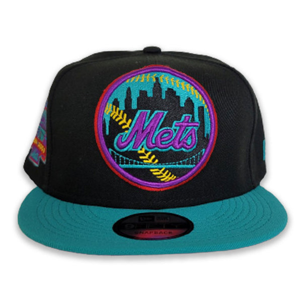 Black New York Mets Purple Bottom 1964-2008 Shea Stadium Side Patch 9F ...