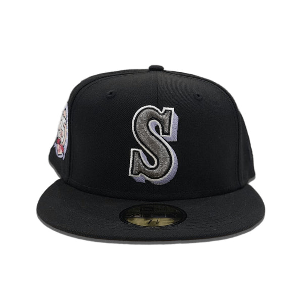 Black Seattle Mariners 35th Anniversary Patch New Era 59Fifty Fitted ...