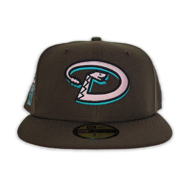 Brown Arizona Diamondbacks Pink Bottom 1998 Inaugural Season Side Patc ...