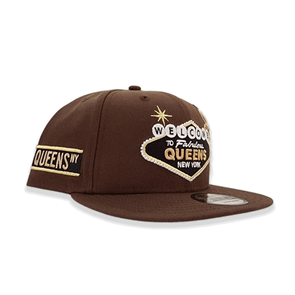 Brown Welcome To Fabulous Queens Gray Bottom New Era 9Fifty Snapback ...