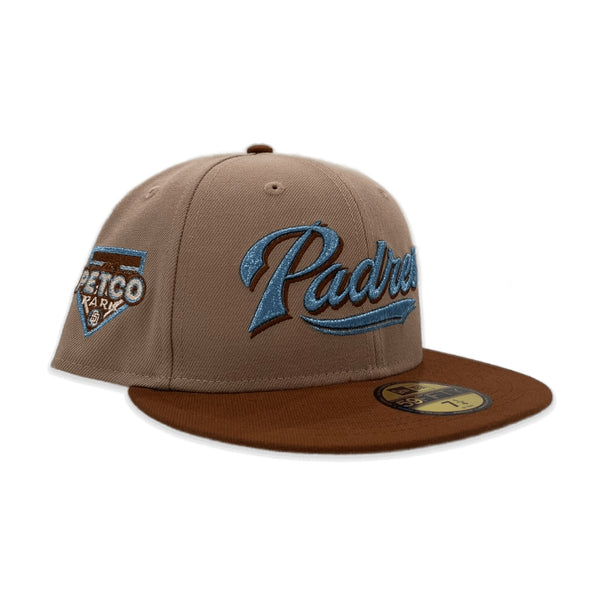 Camel Script San Diego Padres Toast Visor Icy Blue Bottom Petco Park S ...