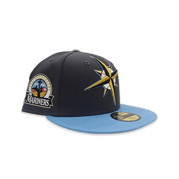 Dark Gray Seattle Mariners 30th Anniversary Patch New Era Fitted ...