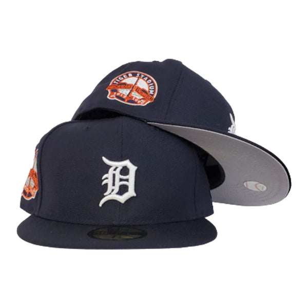 Detroit Tigers Stadium Side Patch Navy Blue New Era 59Fifty Fitted ...