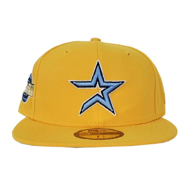 HOUSTON ASTROS TAXI YELLOW ICY BLUE BOTTOM 2005 WORLD SERIES NEW ERA 5 ...