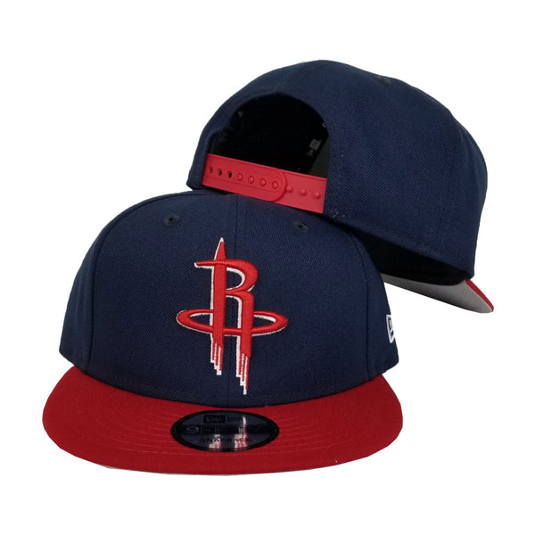 Houston Rockets Navy Blue Red New Era 9Fifty Snapback – Exclusive ...