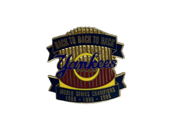 New York Yankees Back To Back World Series Champions Metal Pin ...