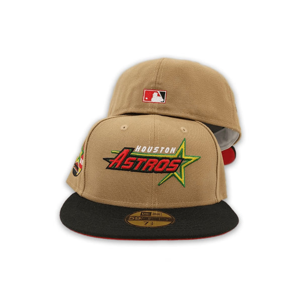 Khaki Houston Astros 35th Great Years Patch New Era 59Fifty Fitted ...