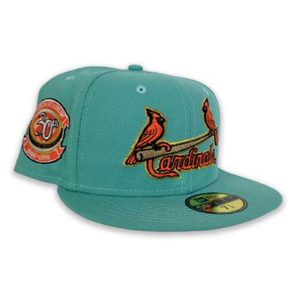 Mint Green St. Louis Cardinal Orange Bottom 30th Anniversary Busch Sta ...
