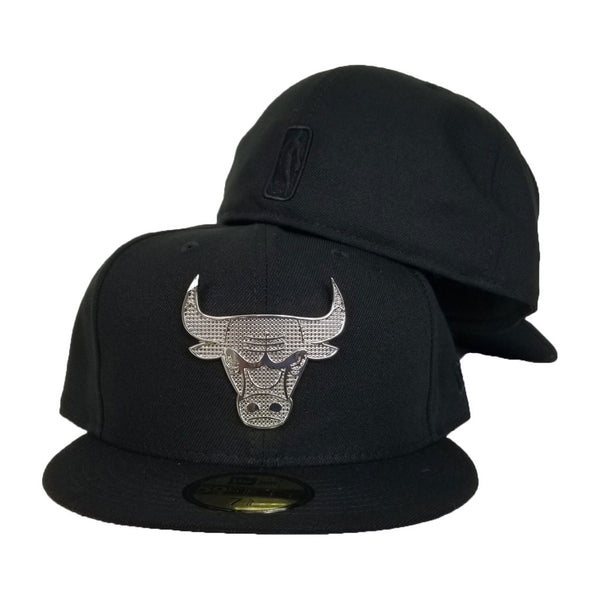 NEW ERA CHICAGO BULLS SILVER METAL BADGE RHINESTONE... – Exclusive ...