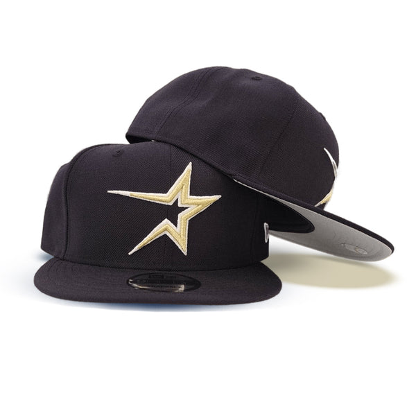 Navy Blue Houston Astros New Era 9Fifty Snapback – Exclusive Fitted Inc.