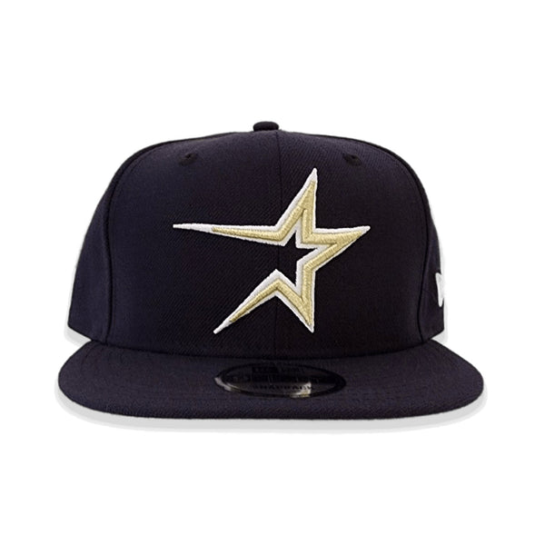 Navy Blue Houston Astros New Era 9Fifty Snapback – Exclusive Fitted Inc.