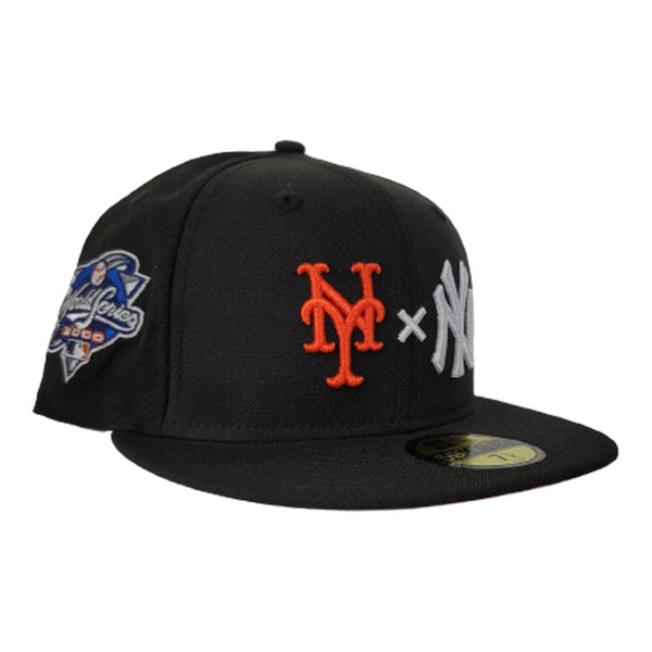 New York Yankees X New York Mets X Black 2000 World Series Pink Bottom ...