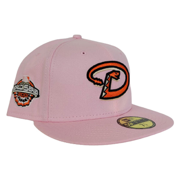 Pink Arizona Diamondbacks Orange Bottom 2001 World Series Side Patch N ...