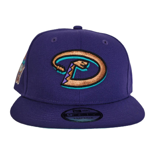 Purple Arizona Diamondbacks Teal Bottom 1998 Inaugural Season New Era ...