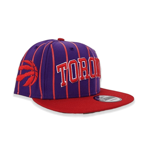 Purple Toronto Raptors Pinstripe Green Bottom New Era 9Fifty Snapback ...