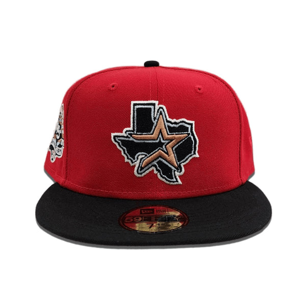 Red Houston Astros Black Visor Gray Bottom 45th Anniversary Side Patch ...