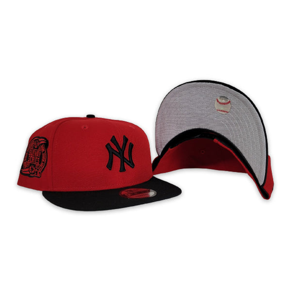 Red New York Yankees Black Visor Gray Bottom 2000 Subway Series Side P ...
