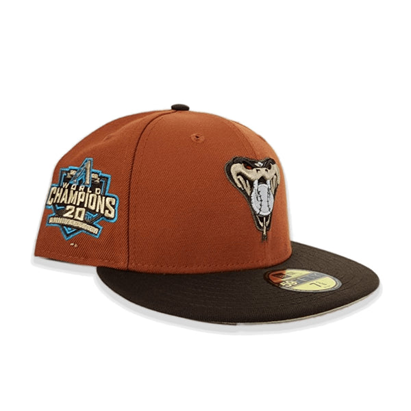 Rust Orange Arizona Diamondbacks Brown Visor Vegas Gold Bottom 20th An ...