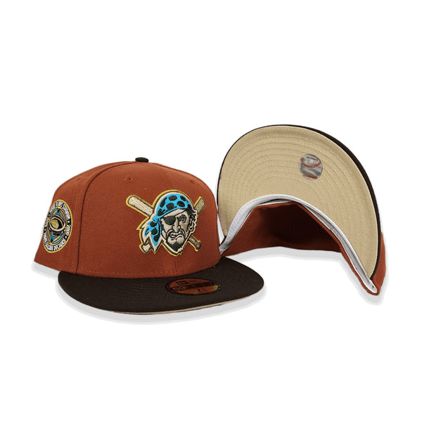 Rust Orange Pittsburgh Pirates Brown Visor Vegas Gold Bottom Three Riv ...