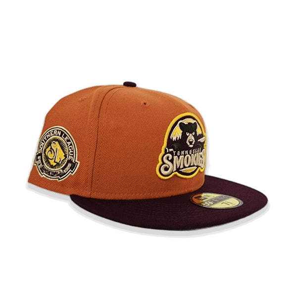 Rust Tennessee Smokies Brown Visor Olive Green Bottom Southern League ...