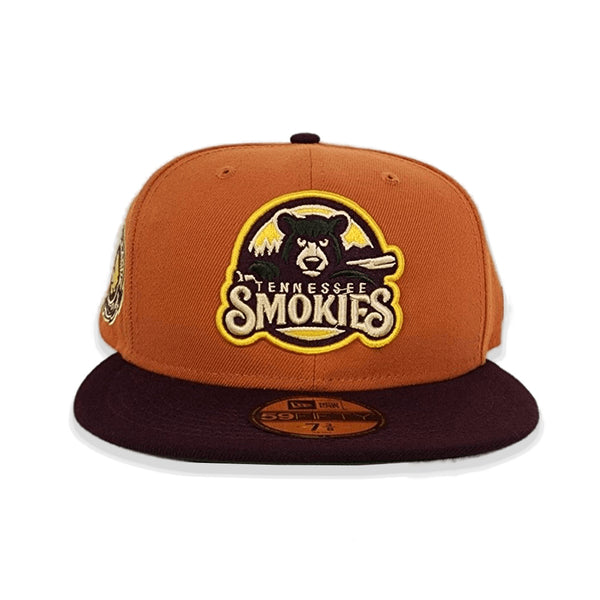 Rust Tennessee Smokies Brown Visor Olive Green Bottom Southern League ...
