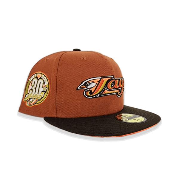 Rust Toronto Blue Jays Brown Visor Orange Bottom 30th Anniversary Side ...