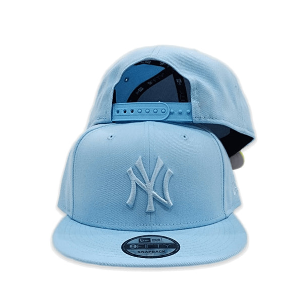 Sky Blue New York Yankees Gray Bottom New Era 9Fifty Snapback ...