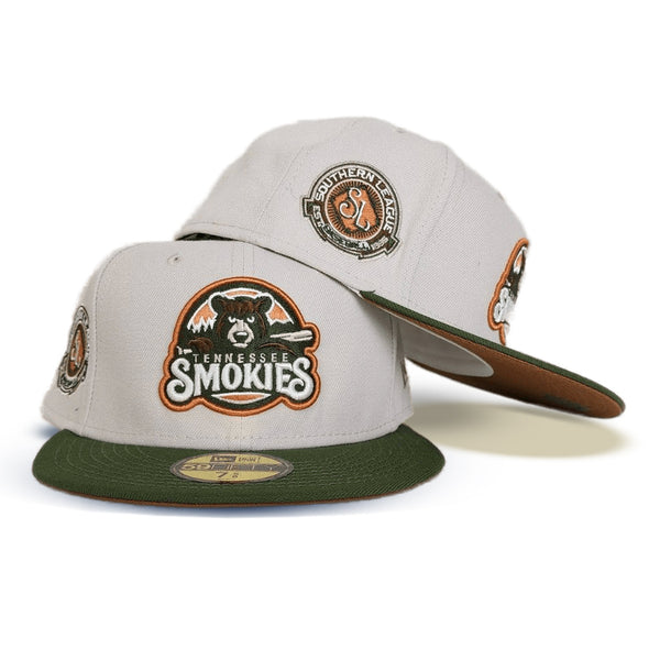 Stone Tennessee Smokies Olive Green Visor Toasted Peanut Bottom Southe ...