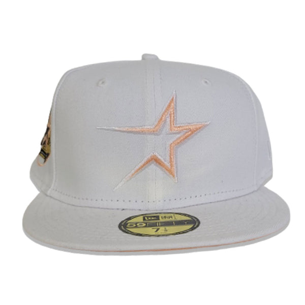 White Houston Astros Peach Bottom 35th Great Years Side Patch New Era ...